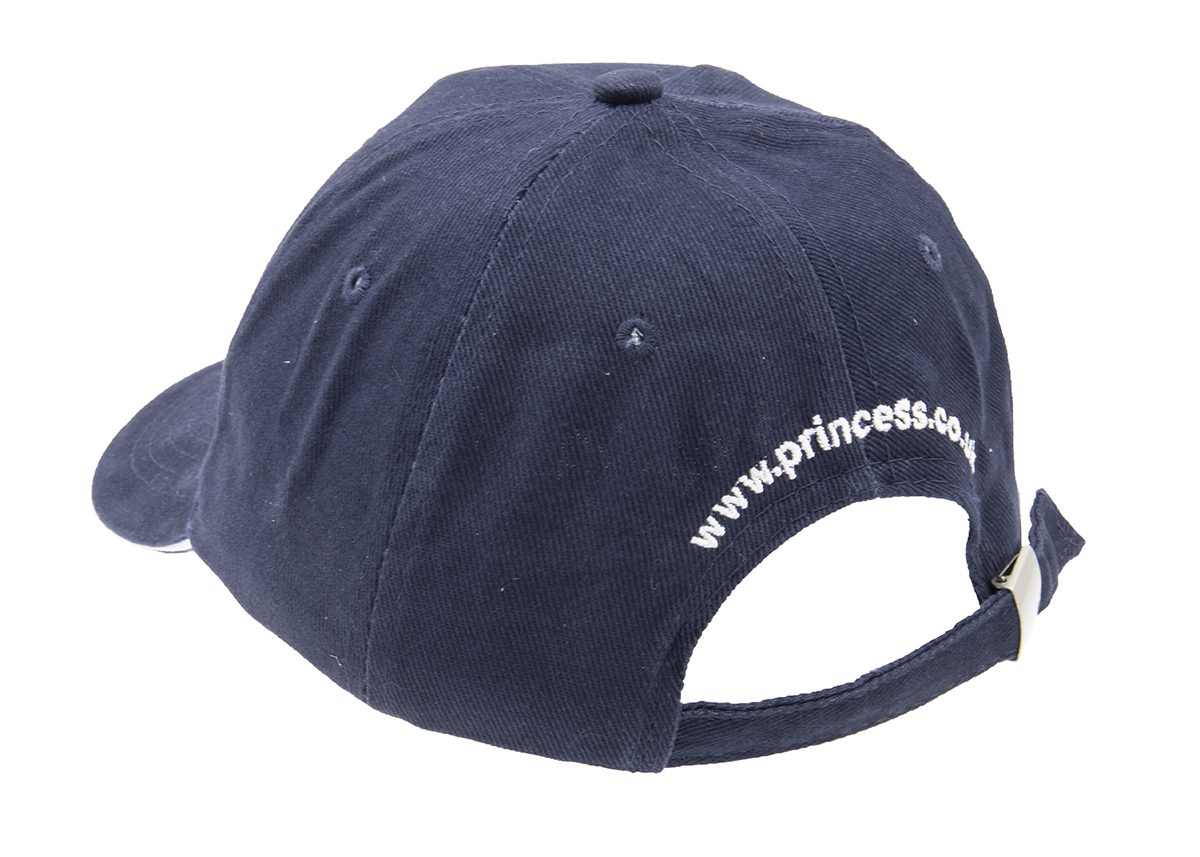 Princess Logo Navy Cap - Princess Motor Boat Parts