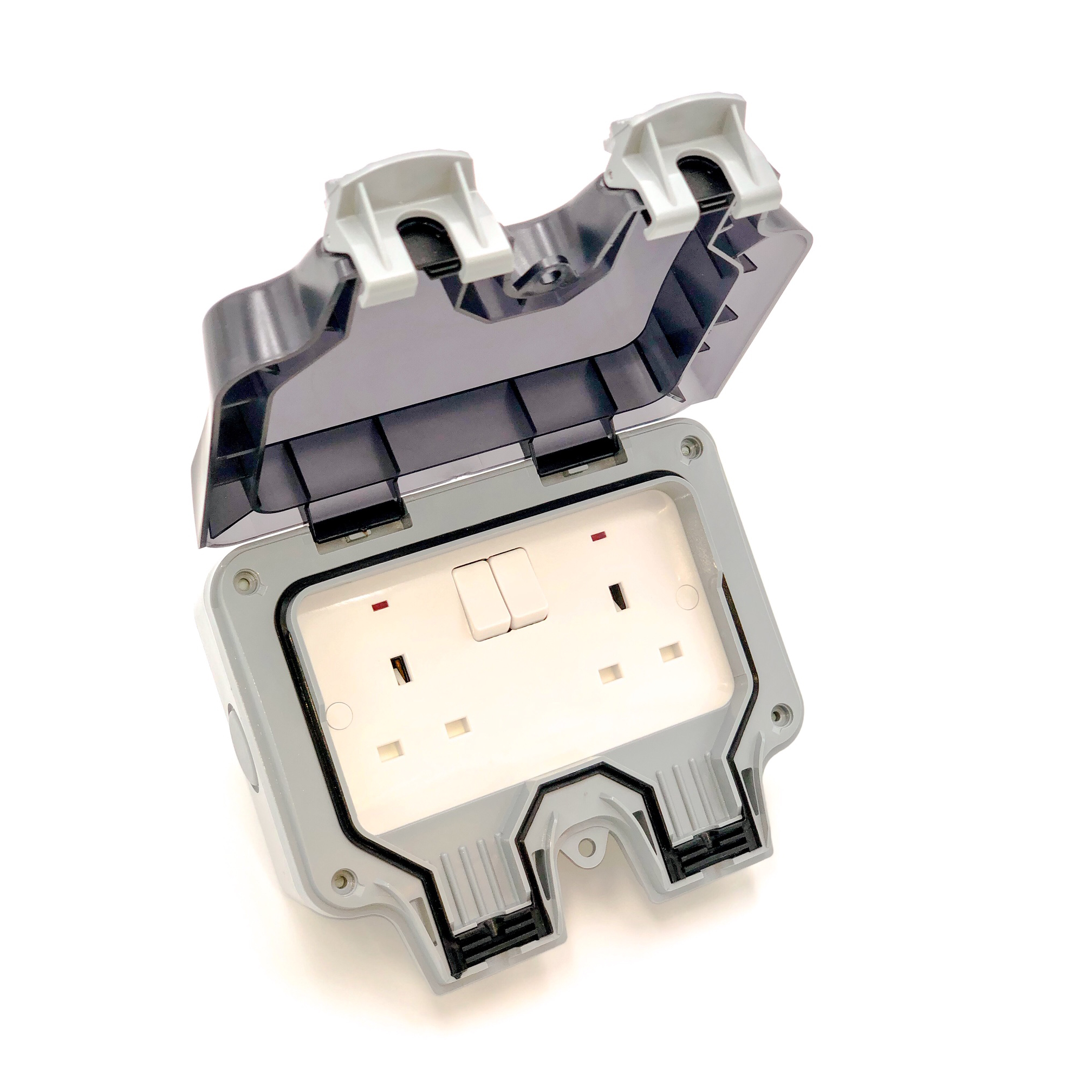 240 volt IP Rated Double Socket - Princess Boat Parts