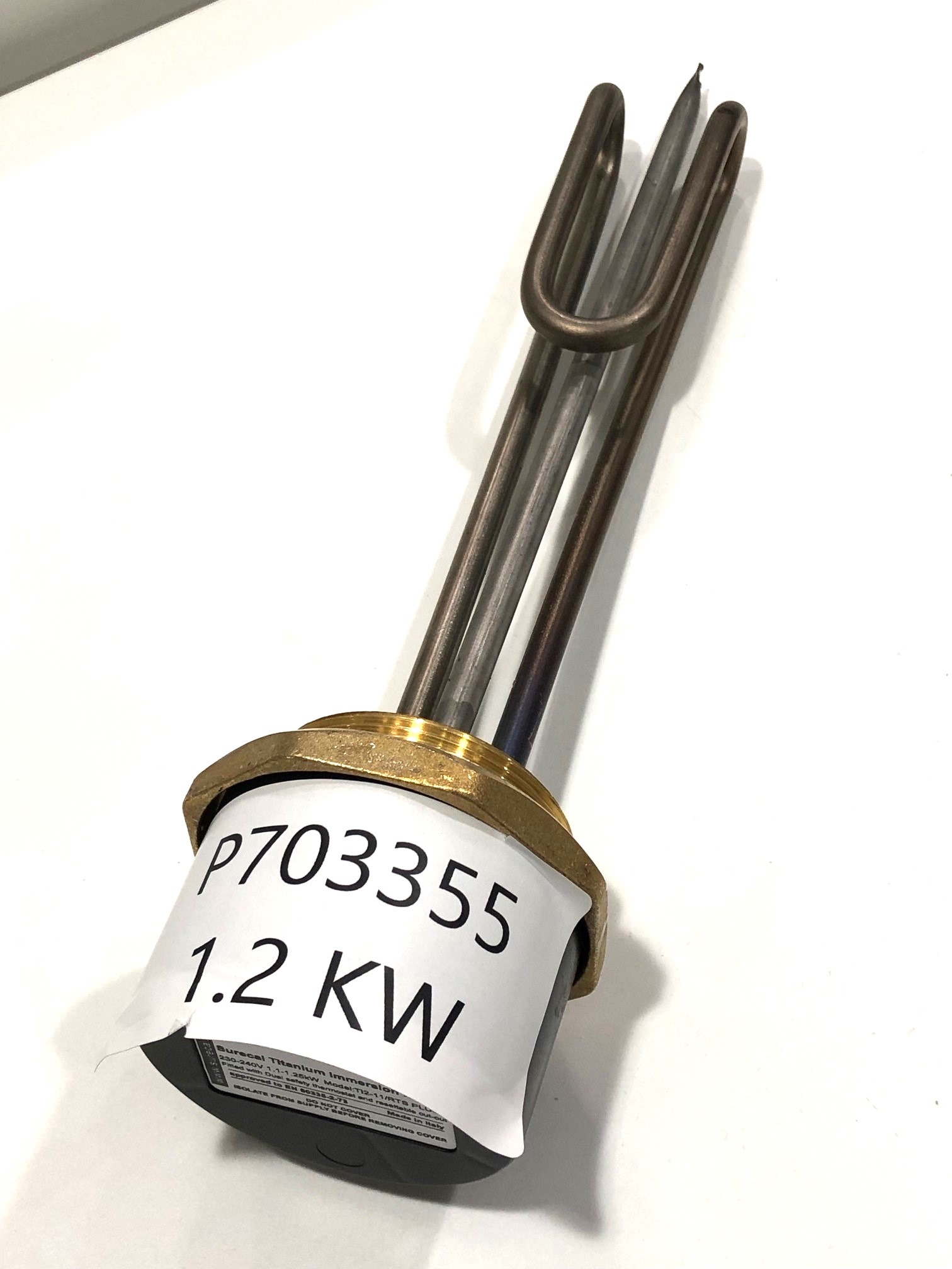 Princess 1.1-1.25 kw calorifier element 11" 240v - Princess Boat Parts