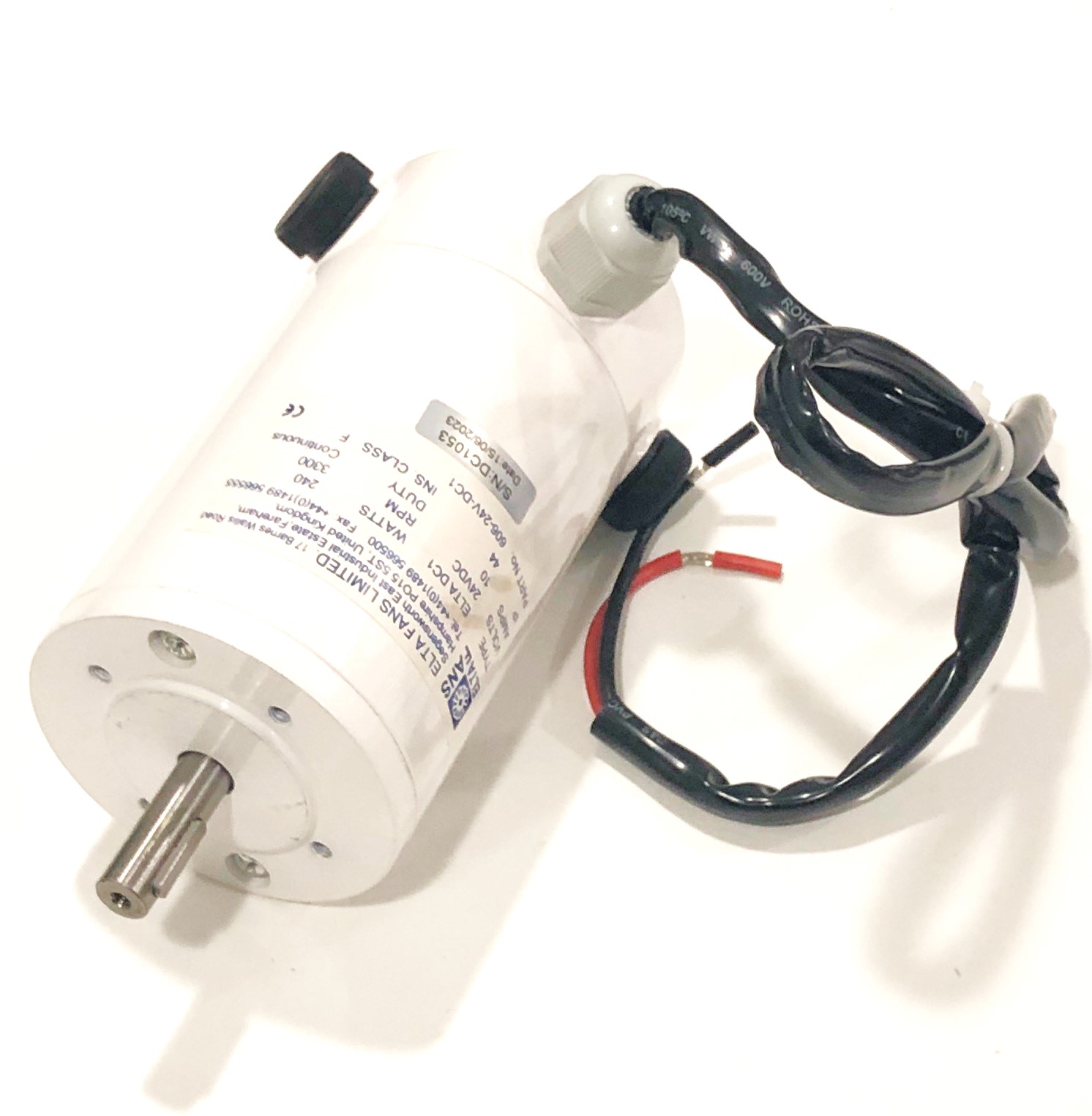 Princess engine room fan motor 606-24V-DC1 - Princess Boat Parts