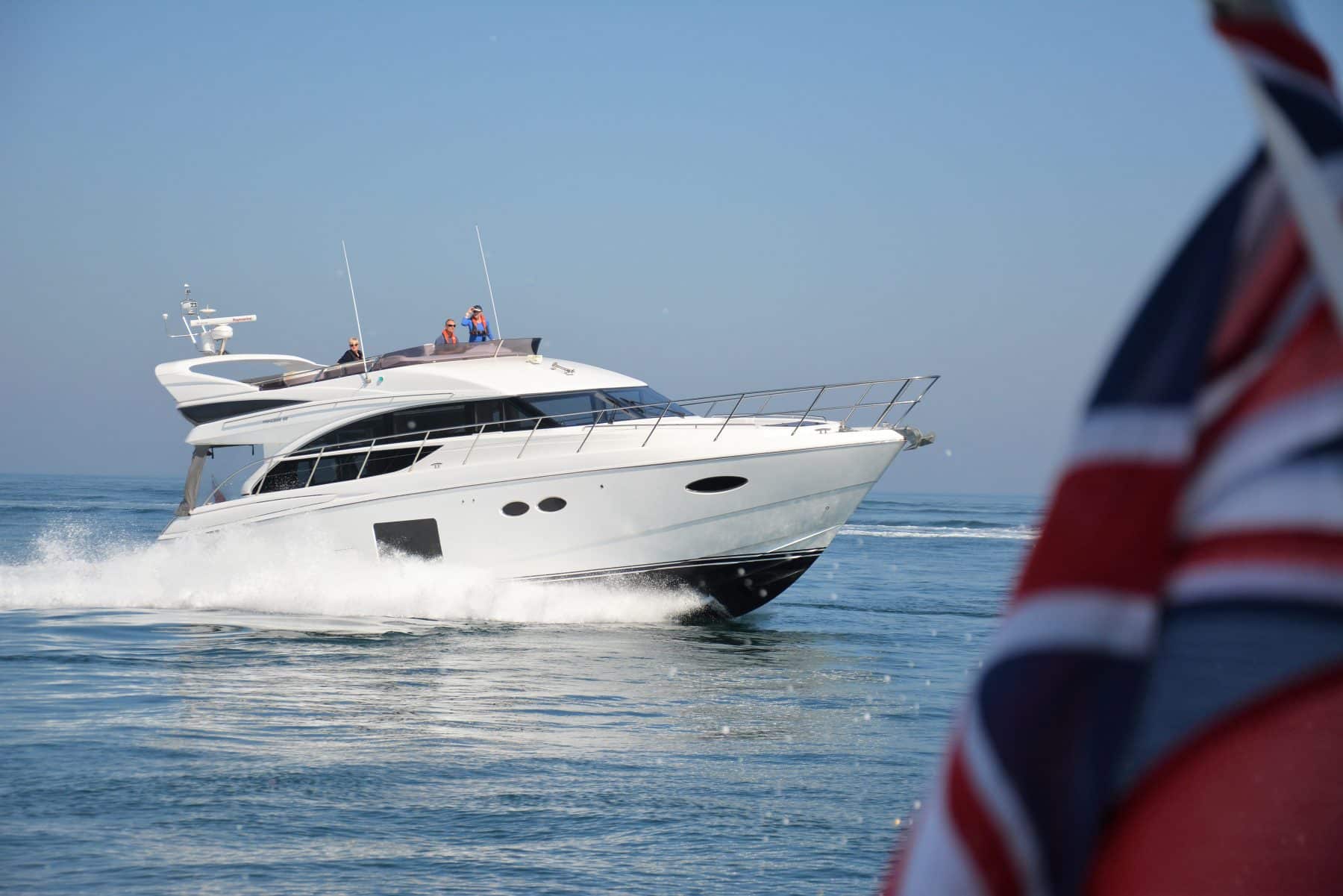 2018: On board at our owner's events - Princess Motor Yacht Sales